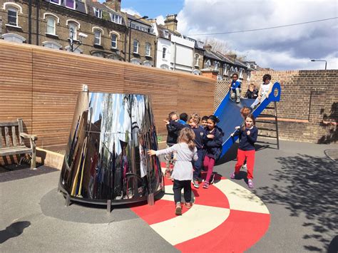Anamorphic Playground By Unit Lab Only Looks Normal In A Mirror