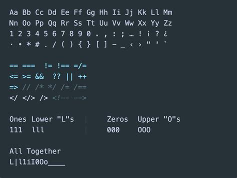 coding fonts — meslo lg