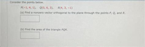 Solved P Q R A Find A Nonzero Chegg