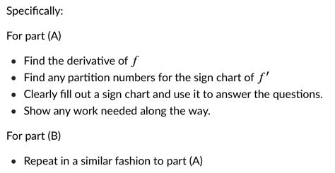 solved specifically for part a find the derivative of find any