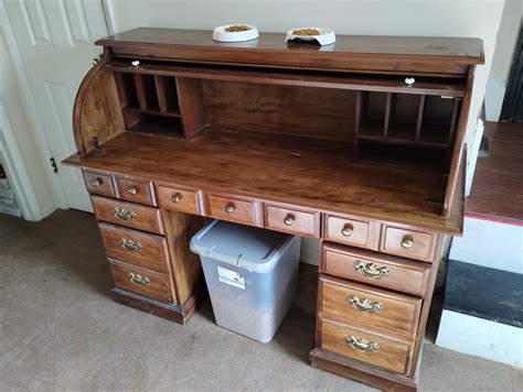 Vintage Roll Top Desk From The 1980s Anyone Know About How Much Its