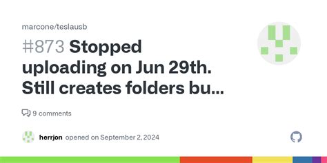 Stopped Uploading On Jun Th Still Creates Folders But No Files Issue Marcone