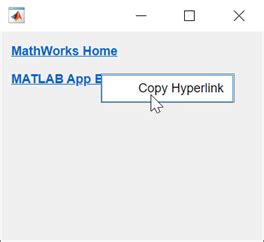 Uicontextmenu Create Context Menu Component MATLAB