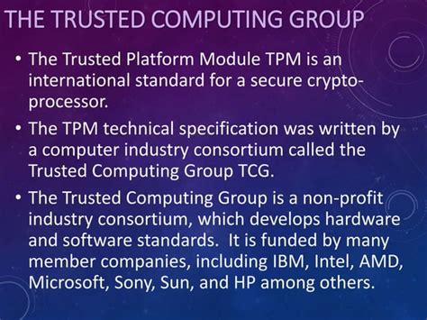 Trusted Computing Security Platform Ppt Operating Systems Computer Software And Applications