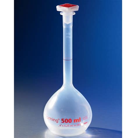 1l Class A Reusable Plastic Volumetric Flask Plastic And Glassware Tekniscience Inc