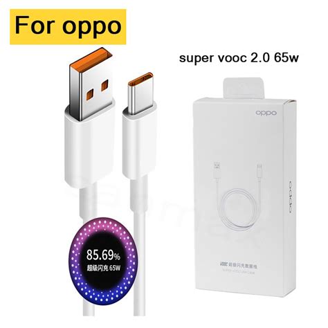 สายชารจ Oppo Type C 65W Super Vooc รบประกนการใชงาน3เดอน Shopee Thailand