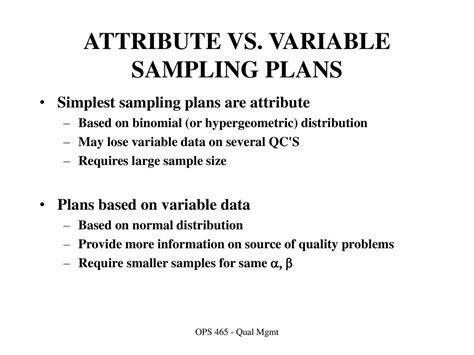 Acceptance Sampling For Attributes Ppt Download