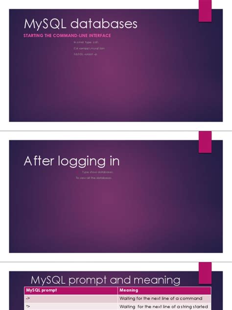 mysql databases starting the command line interface download free