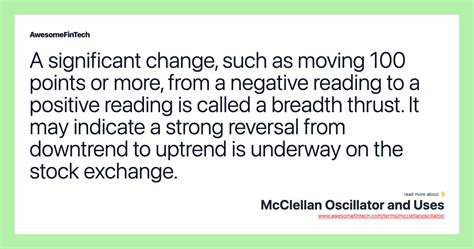 Mcclellan Oscillator And Uses Awesomefintech Blog