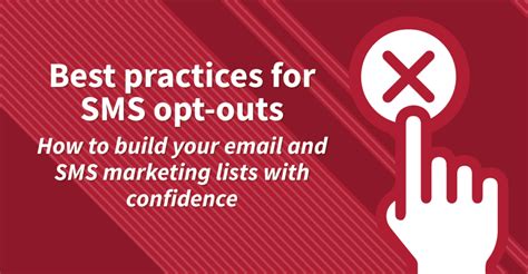 Understanding Sms Opt Out Rules Managing Your Subscriber List