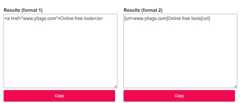 Hyperlink Generator Free Online Hyperlink Creator Yttags