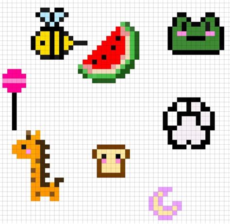 Рисунок по клеточкам в 2023 г Винтажные неоновые вывески Милый рисунок Рисунок