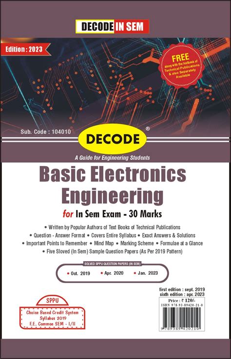 Basic Electronics Engineering For Sppu 19 Course Fe Iii Common