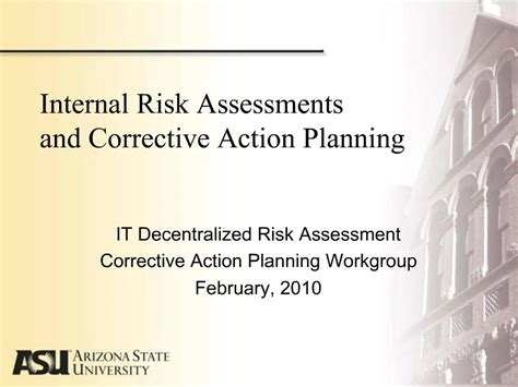 PPT Internal Risk Assessments And Corrective Action Planning PowerPoint Presentation ID 760551