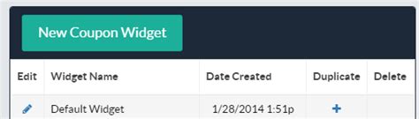 coupon widget overview generic knowledge base portal
