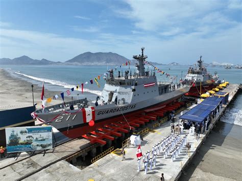 Marinha Do Peru Lança Novas Patrulheiras Para Reforçar Segurança