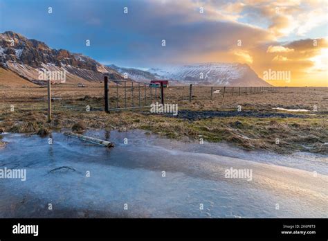 Winter Icelandic Road Trip Beatween Seljalandsfoss And Skogafoss