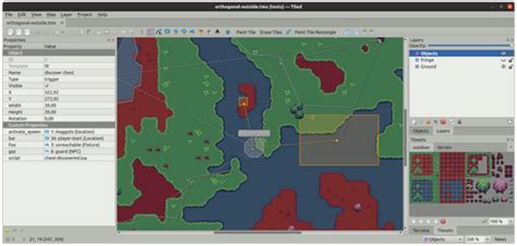 Use Maps as Tilesets and Show Object References Tiled Map Editor by Thorbjørn Lindeijer