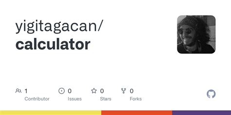 GitHub Yigitagacan Calculator