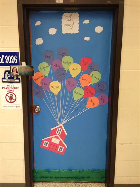 Preschool Classroom Decor House Door With Balloons