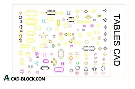 CAD Table D DWG Free CAD Blocks
