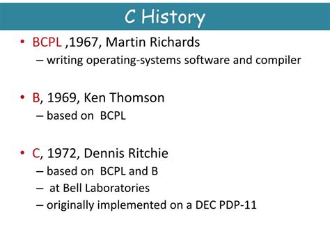 Ppt C Programming Languages Powerpoint Presentation Free Download