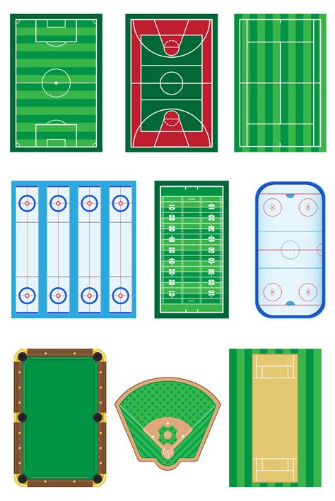 Fields For Sports Games Vector Illustration Vector Art At Vecteezy