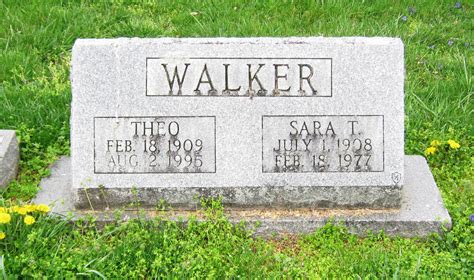 Theodore R “theo” Walker 1909 1995 Find A Grave Memorial