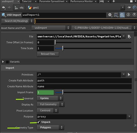 Importing Usd Files Into Houdini And Textures With Them Connectors