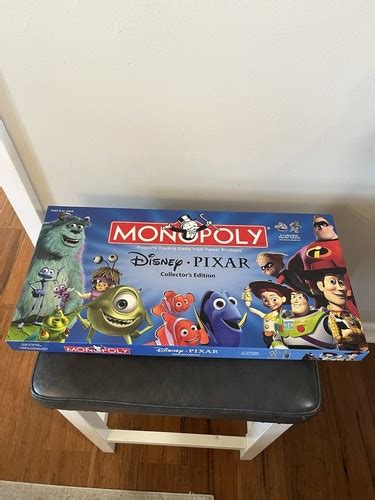 Monopoly Disney Pixar Collectors Edition Board Game 2005 Complete 6