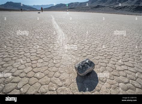 The Famous Sailing Stones Of The Racetrack In Death Valley National
