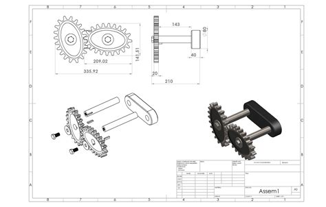 Elliptical Gear Solidworks 3d Model Cgtrader