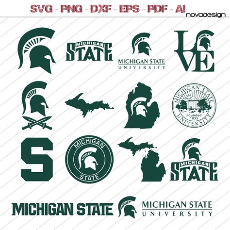 Michigan State Spartans Logo Vector