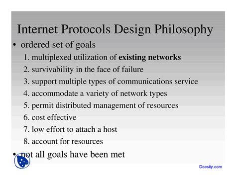 internet protocols design e commerce lecture slides docsity