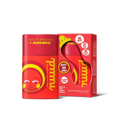 Nuud Golden Breeze Stick Natural Deodorant 45g Price In Kuwait
