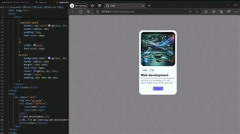 Calwin Joseph On Linkedin This Project Of Just A Simple Card With A Button Helped Me With The