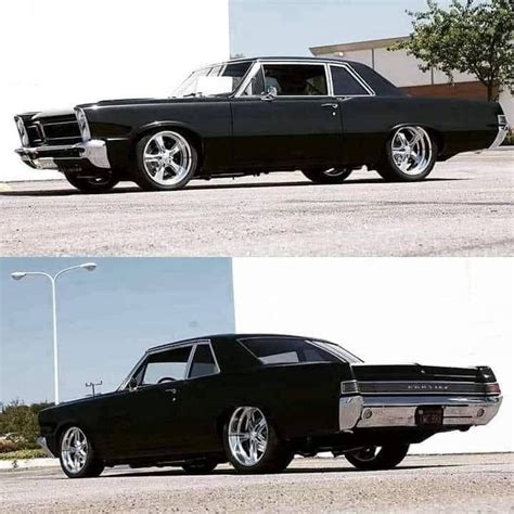 The 1965 Gto In Black And Chrome Pontiac Gto Gto Vintage Muscle Cars