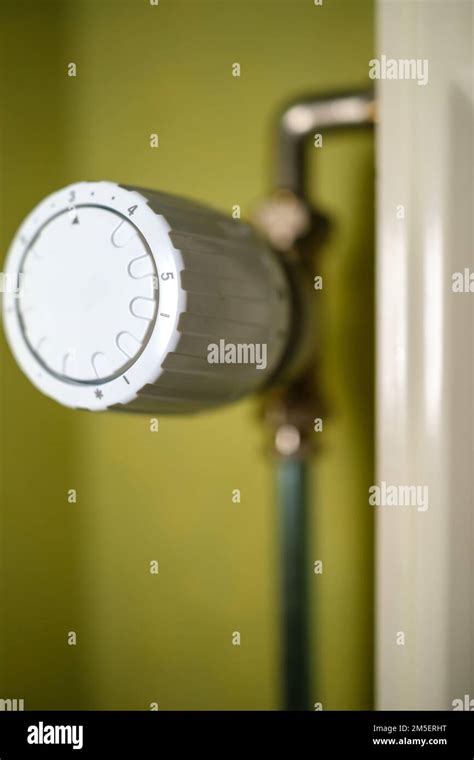 Radiator Controller For Adjusting Temperature Heating Concept Stock