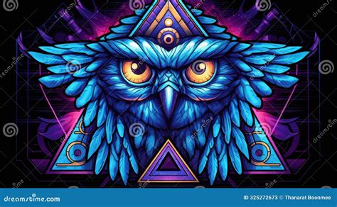 Surreal Cinematic Style Artwork Of A Vibrant Third Eye Emanating Light