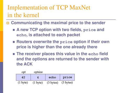 Ppt Tcp Maxnet Implementation And Experiments On The Wan In Lab