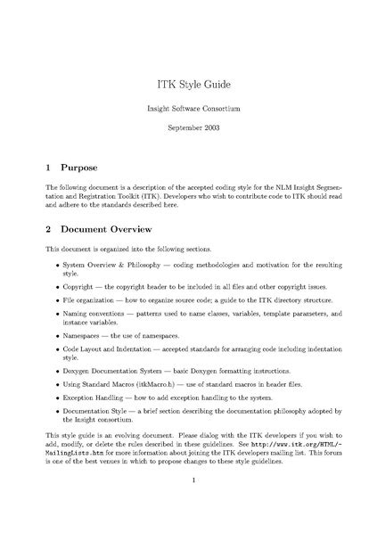 file itk style guide 2003 pdf slicer wiki