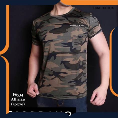 Jual Kaos Giordano Army Tentara Baju Tni Abri Loreng Shopee Indonesia