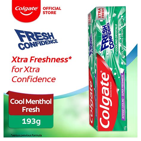 Colgate Fresh Confidence Cool Menthol Fresh Toothpaste For Fresh Breath