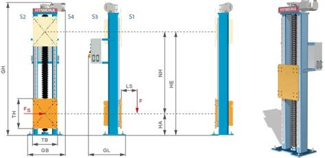 Linear Guided Lifting Columns Hywema®