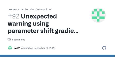 Unexpected Warning Using Parameter Shift Gradient With Numpy Backend