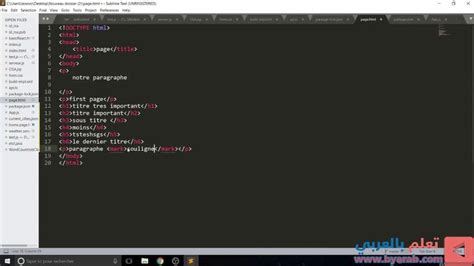 Cours Complet Html 5 Et Css 3 B Darija 3 Organisez Le Texte Check More At