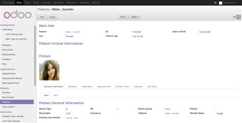 Odoo OpenERP 8 Clinic Management System Pragmatic Techsoft