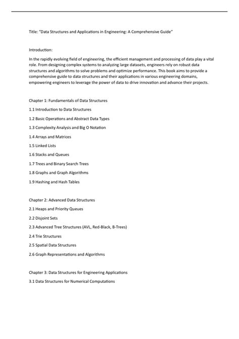 data structures principles applications and engineering perspectives