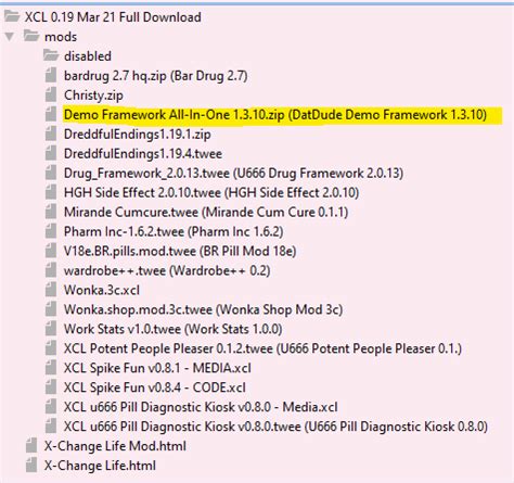 Mod DatDude S Demo Experiments XCL Page X Change Life LoversLab