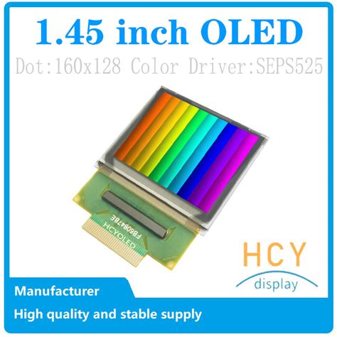 145 Inch 128x160 Full Color Oled Display Panel Oled Modue For Multiple